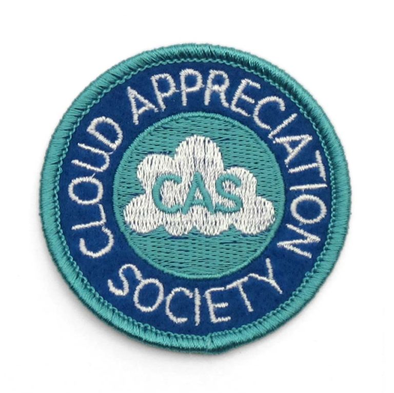 Set of Three CAS Embroidered Patches - Cloud Appreciation Society