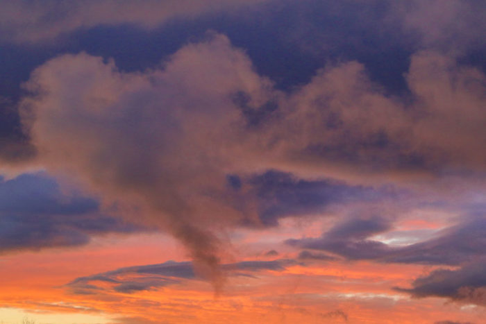 Love is in the air over Kingston, New York, US.