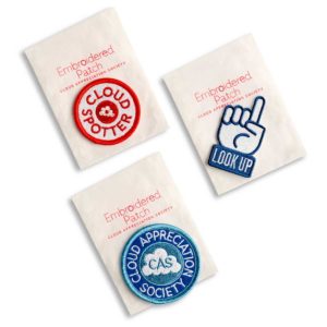 Set of Three CAS Embroidered Patches - Cloud Appreciation Society