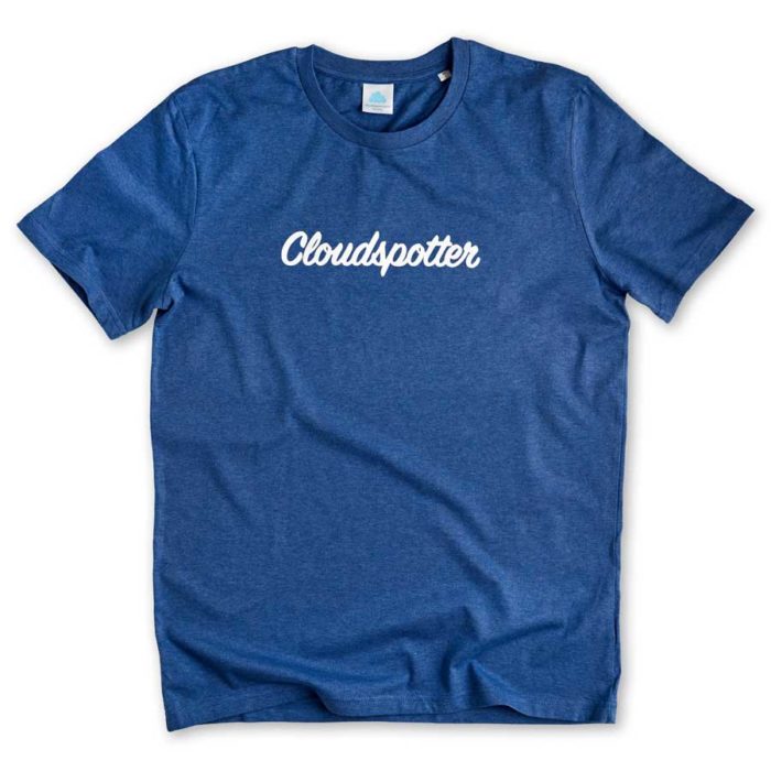 Organic Cotton Cloudspotter T-Shirt in Dark Heather Indigo - Cloud Appreciation Society