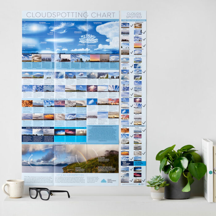 Cloudspotting Chart poster - Cloud Appreciation Society