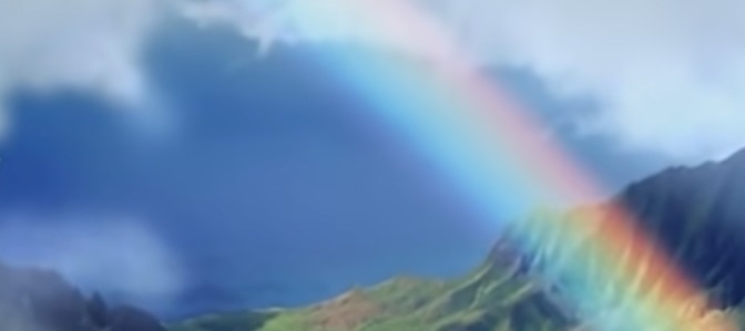 "Somewhere Over the Rainbow" performed by Israel "IZ" Kamakawiwoʻole ...