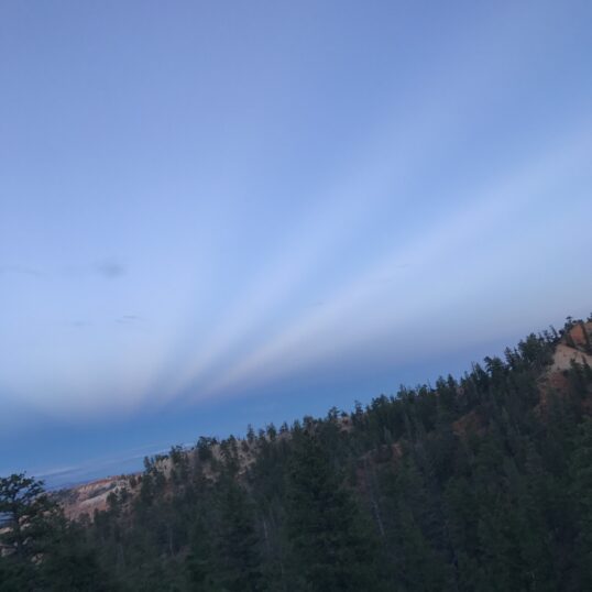 Crepuscular rays - Cloud Appreciation Society