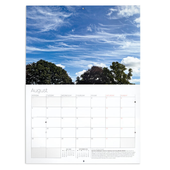 Cloud Calendar, 2024 - Cloud Appreciation Society